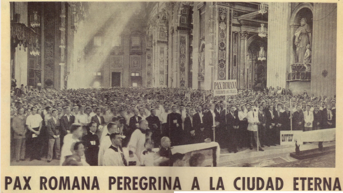 Ramon Sugranyes de Franch Pax Romana 1946-1961 - ICMICA - MIIC - Pax Romana