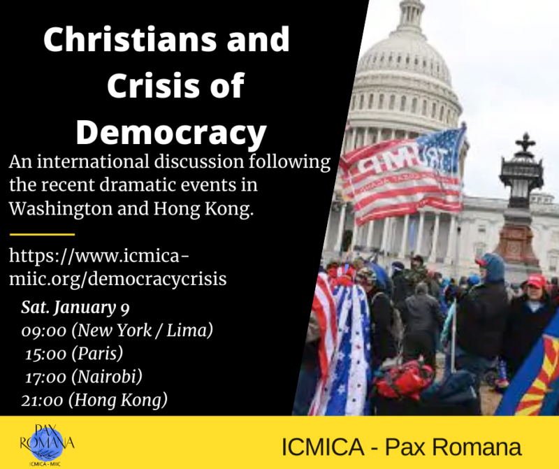 Christians and the Crisis of Democracy - ICMICA - MIIC - Pax Romana